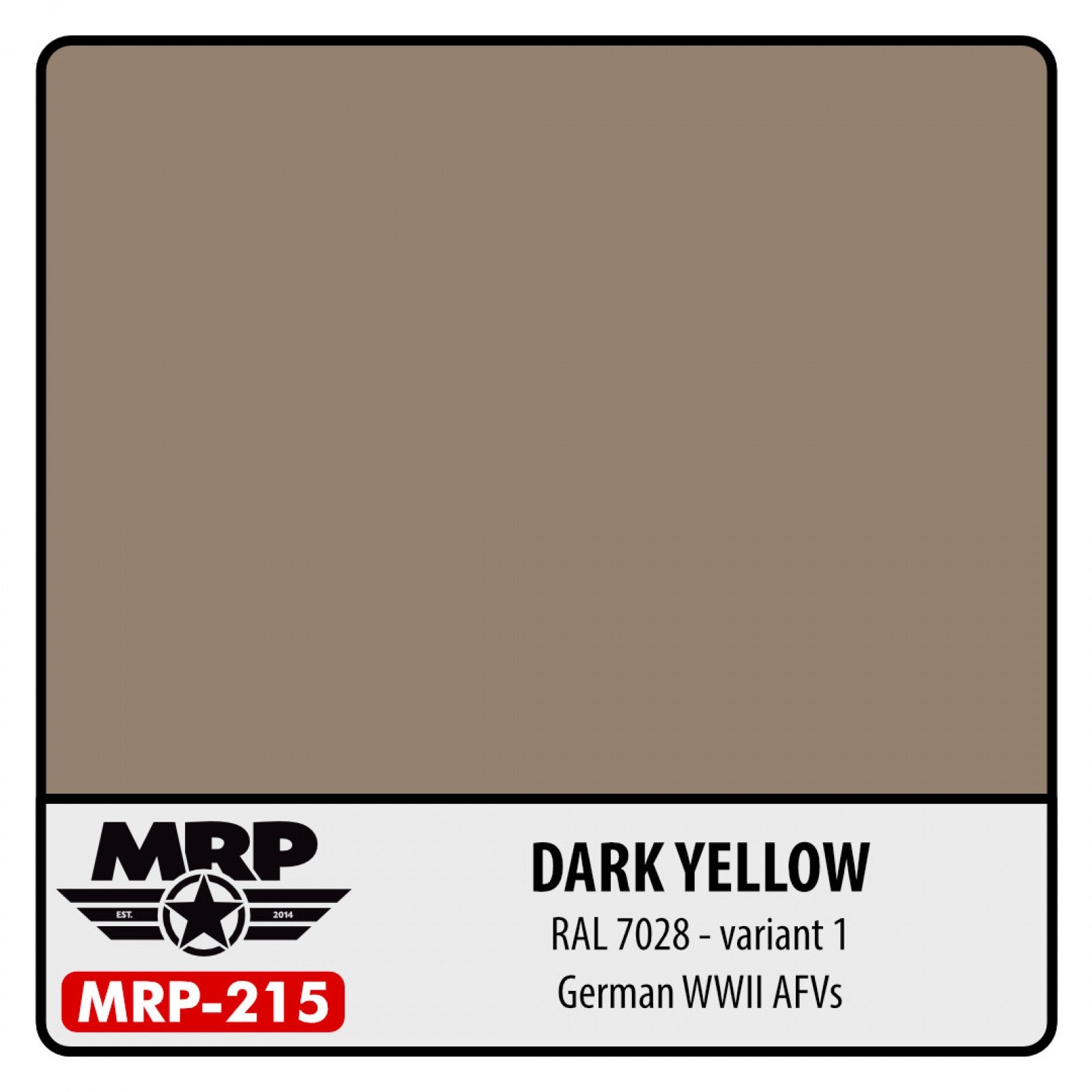 MRP-215 Dark Yellow – RAL 7028 (variant 1) – ScaleCraft Studios