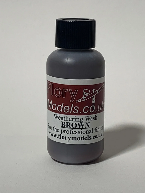 Flory Models Mud Brown Weathering Wash (FMW004) – ScaleCraft Studios