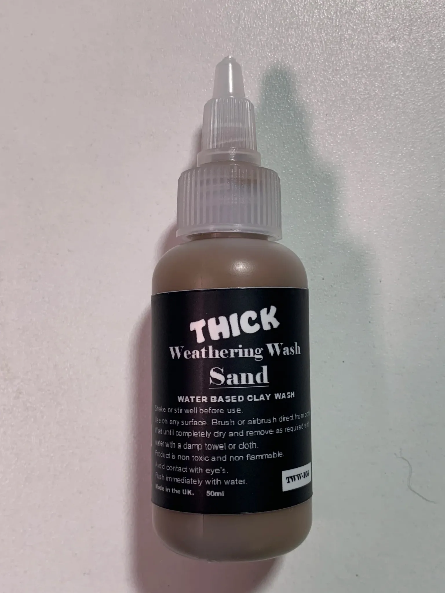 Flory Models Thick Sand Weathering Wash (TWW105) – ScaleCraft Studios